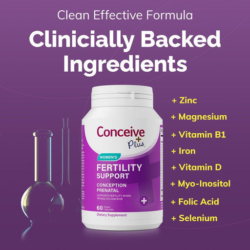 Boost Fertility with Women's Vitamins for Natural Support – Conceive Plus®