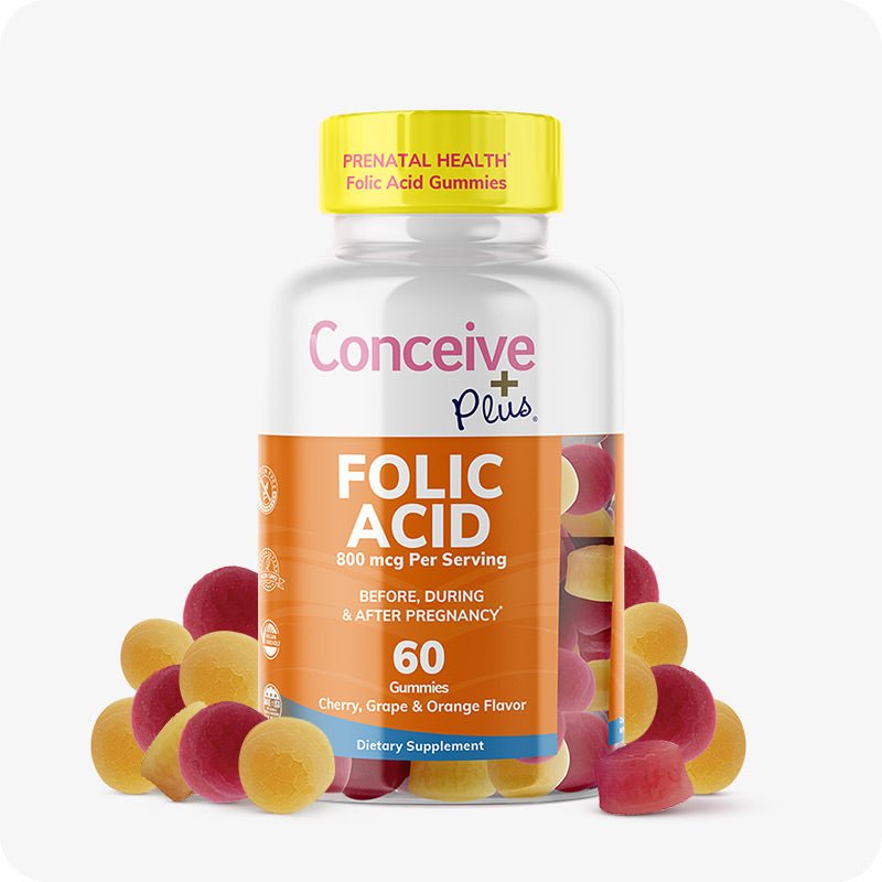 Folic Acid Gummy $14, Folate Folic Acid Gummies – Conceive Plus® Online Store